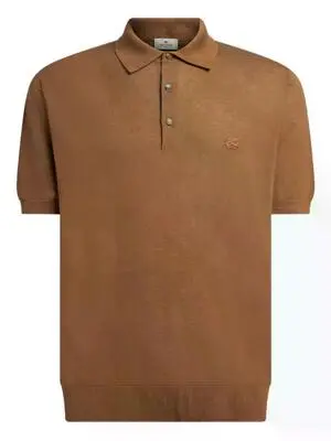 Etro Short-sleeve Polo Shirt - Brown