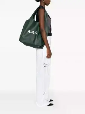A.p.c. Leather Tote Bag