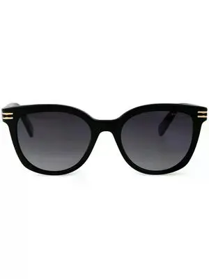 BVLGARI Square Frame Sunglasses - Black