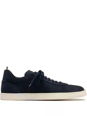 Officine Creative Karma Suede Lace-up Sneakers - Blue