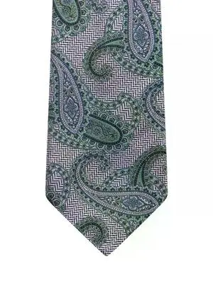 Etro Paisley-pattern Silk Neck Tie