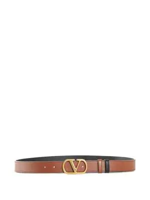 Valentino Garavani Vlogo Signature Reversible Belt - Neutrals