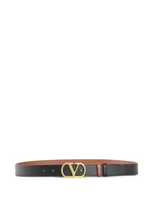 Valentino Garavani Vlogo Signature Reversible Belt - Neutrals