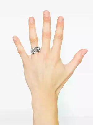 Eddie Borgo Bambu Signet Ring - Silver