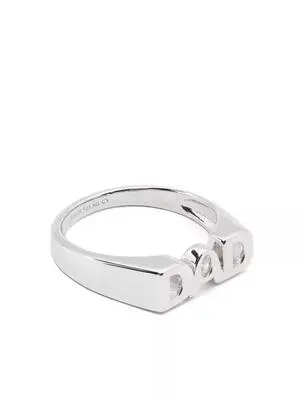MARIA BLACK Dad Royal Ring - Silver