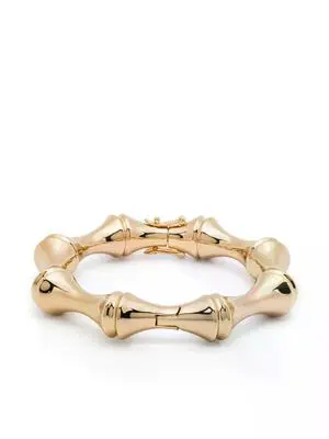 Eddie Borgo Large Bamboo Bangle Bracelet - Gold
