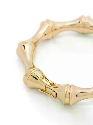 Eddie Borgo Large Bamboo Bangle Bracelet - Gold