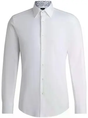 BOSS Classic-collar Button-up Shirt