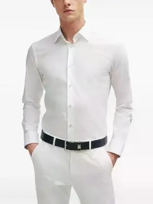 BOSS Classic-collar Button-up Shirt