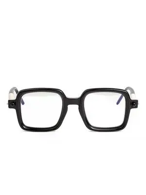 KUBORAUM P1 Square-frame Glasses - Black