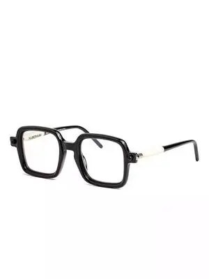 KUBORAUM P1 Square-frame Glasses - Black