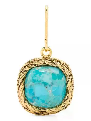 AURÉLIE BIDERMANN Mini Miki Turquoise Pendant - Gold
