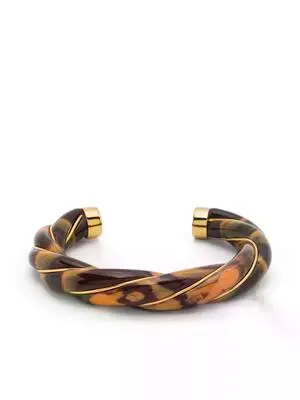 AURÉLIE BIDERMANN Diana Tiger Eye Bracelet - Gold