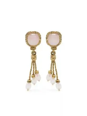 AURÉLIE BIDERMANN Miki Quartz Earrings - Gold