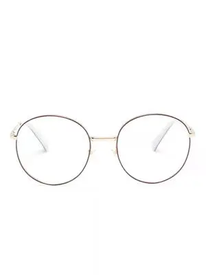 Miu Miu Round-frame Glasses - Red