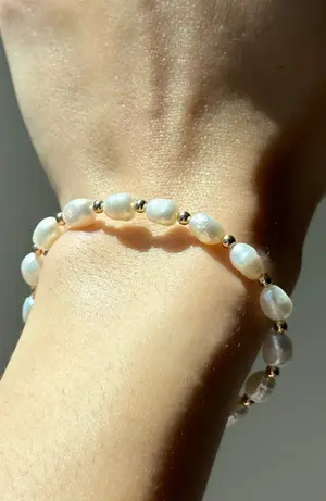 LITTLE SKY STONE Pearl And Bead Bracelet