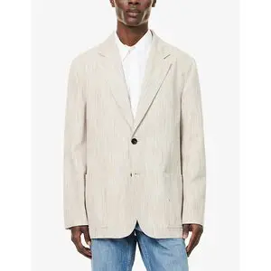Bottega Veneta Textured Single-breasted Woven Jacket