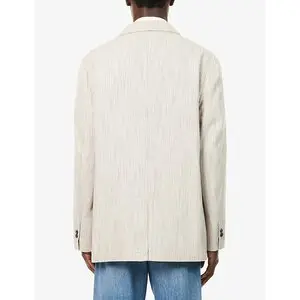 Bottega Veneta Textured Single-breasted Woven Jacket