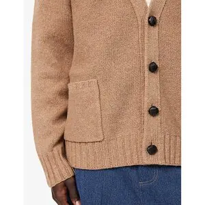 Bottega Veneta V-neck Knitted Wool Cardigan