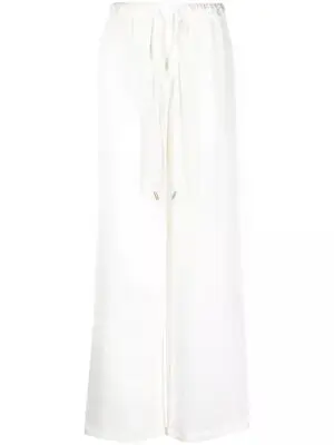 Cult Gaia Drawstring Waist Straight-leg Trousers