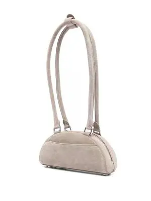 SELF-PORTRAIT Suede Mini Bag - Grey