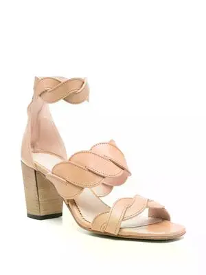 PANTANETTI 80mm Block Heel Sandals