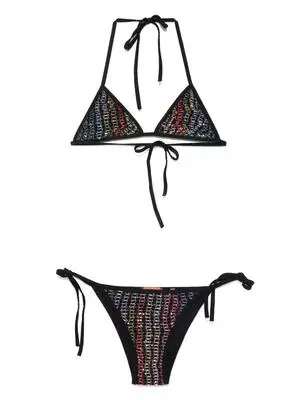 Missoni Sequin-embellished Bikini - Black