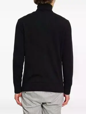 Eleventy Roll-neck Jumper - Black