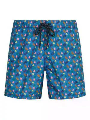 DRUMOHR Printed Swim Shorts - Blue