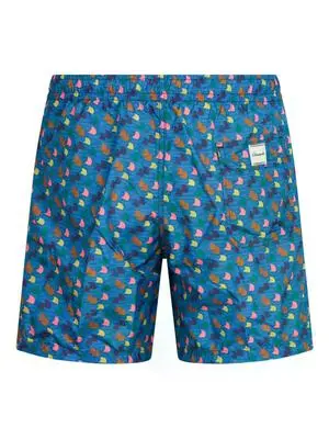 DRUMOHR Printed Swim Shorts - Blue