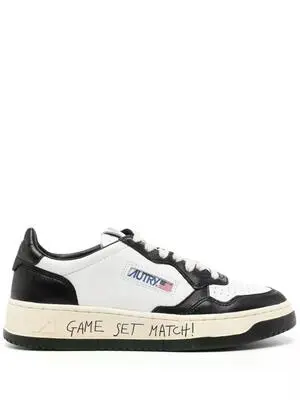 AUTRY Medalist Leather Sneakers - Black