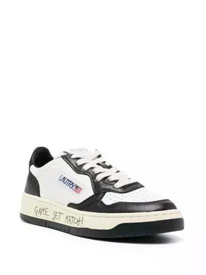 AUTRY Medalist Leather Sneakers - Black