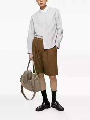 Acne Studios Pleated Wide-leg Shorts