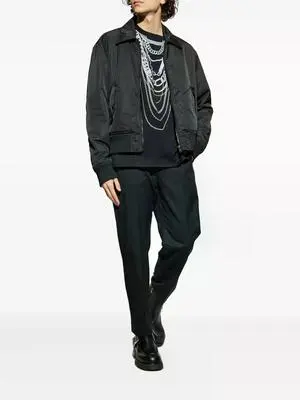 Balmain Chain-print T-shirt - Blue