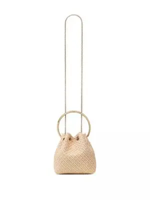 JIMMY CHOO Bon Bon Interwoven Bucket Bag