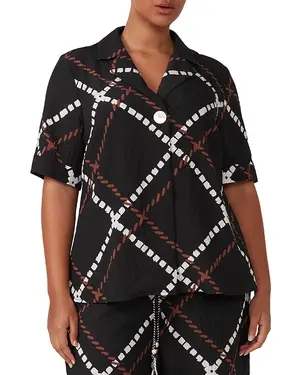 ESTELLE Printed Resort Top