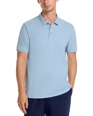 Hugo Donos Polo Shirt Open Blue