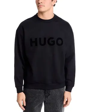 Hugo Denix Oversized Logo Sweatshirt - Black