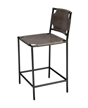 JAMIE YOUNG CO. Asher Leather Counter Stool