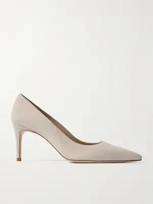 STUART WEITZMAN Power Suede Pumps - Gray