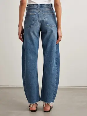 AGOLDE Luna High-rise Barrel-leg Jeans - Blue
