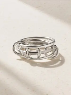 SPINELLI KILCOLLIN Acacia Set Of Three Sterling Rings - Silver