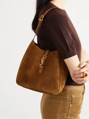 Saint Laurent Le 5 À 7 Supple Small Suede Shoulder Bag