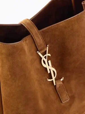 Saint Laurent Le 5 À 7 Supple Small Suede Shoulder Bag