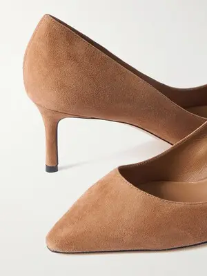 JIMMY CHOO Romy 60 Suede Pumps - Brown
