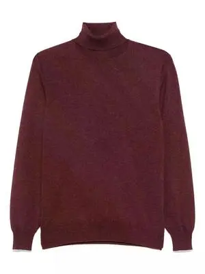 Brunello Cucinelli Cashmere High-neck Sweater - Red