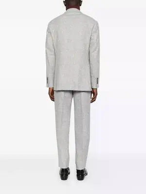 Brunello Cucinelli Double-breasted Blazer - Grey