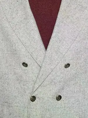 Brunello Cucinelli Double-breasted Blazer - Grey
