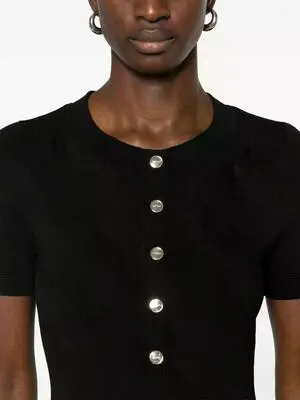 Sandro Pleated Mini Dress - Black