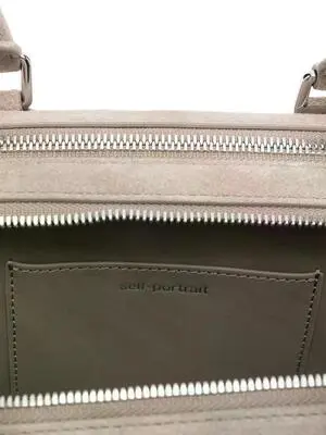 SELF-PORTRAIT Bow-detail Tote Bag - Grey